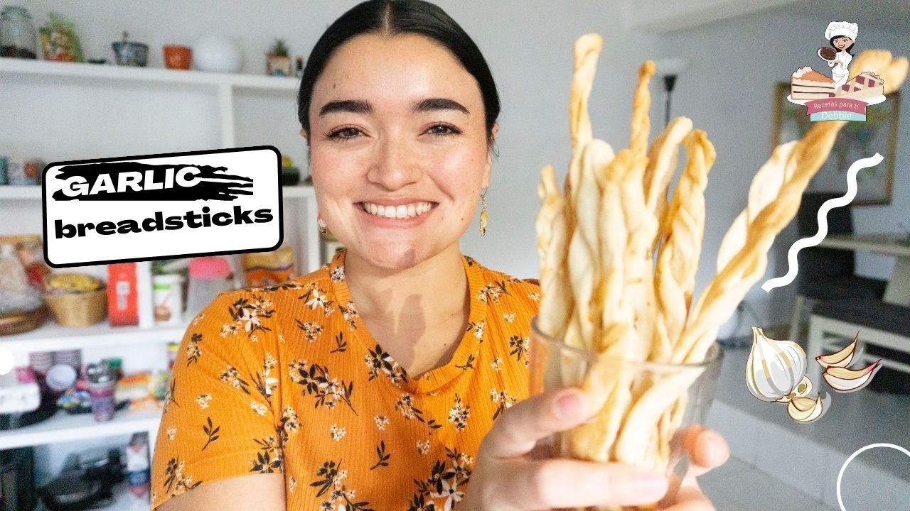 Garlic breadsticks recetasparati - YouTube