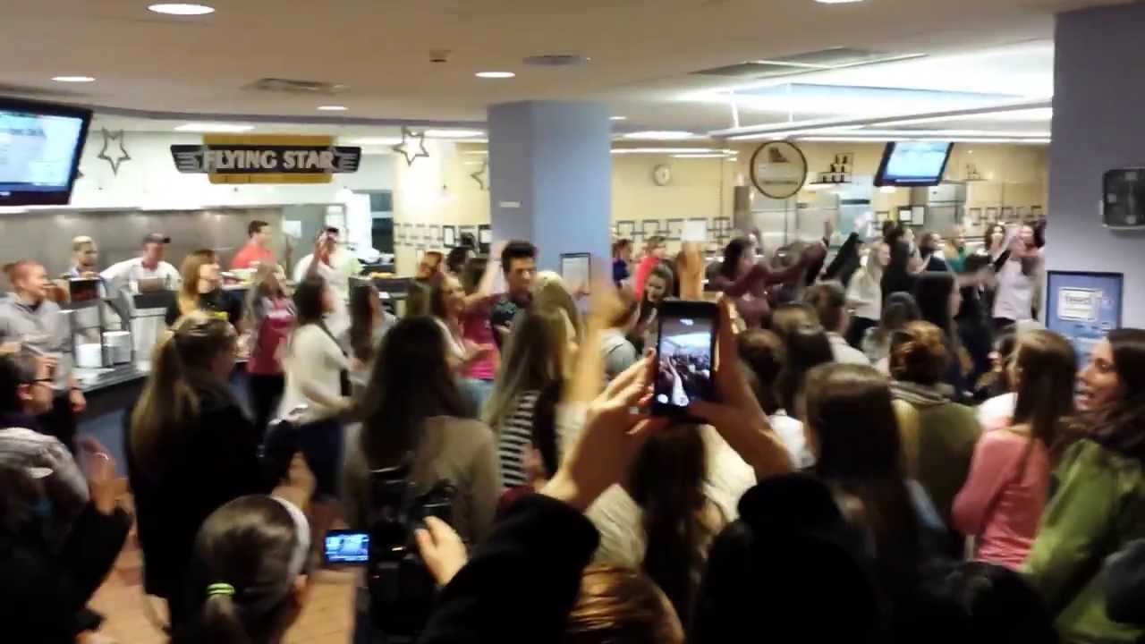 TERPS Flash Mob at Wilsbach Dining Hall - YouTube