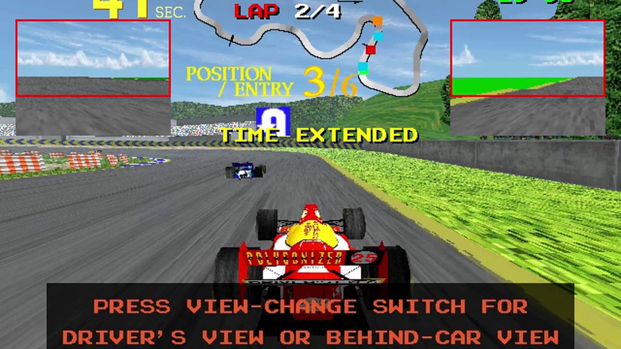 Ace Driver: Racing Evolution (Namco 1994) Attract Mode 60fps - YouTube