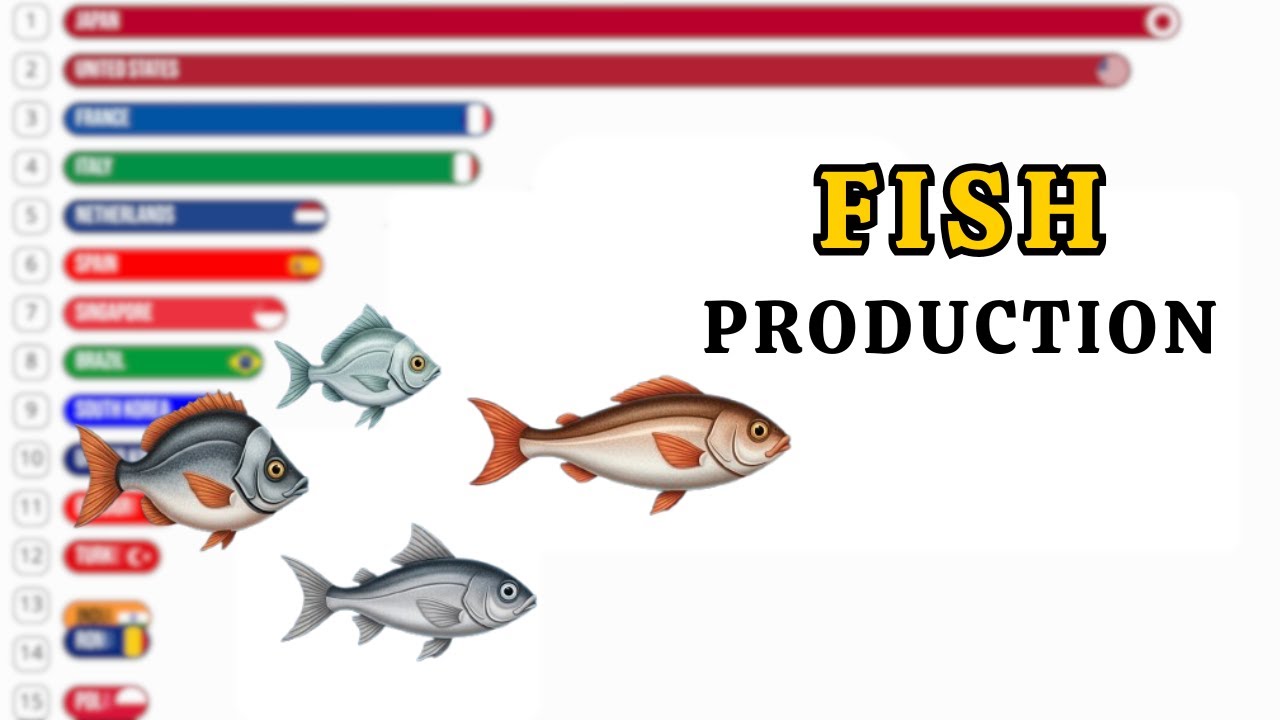 Top Fish Producing Countries in the World | Global Fish Production ...