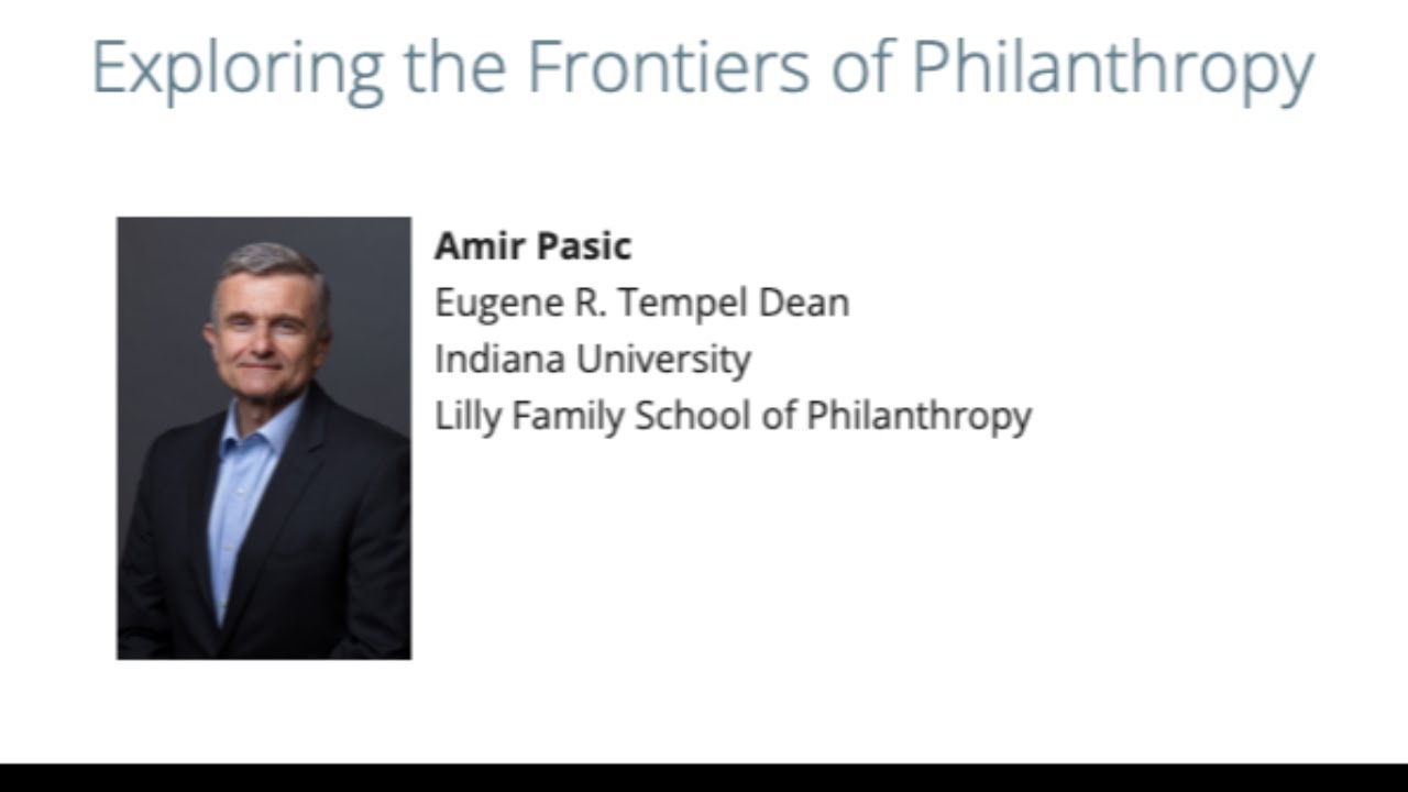 Exploring the Frontiers of Philanthropy - YouTube