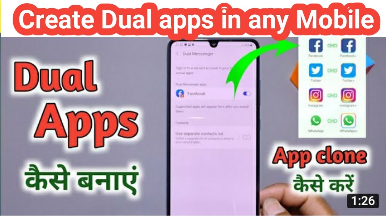 How to create dual app on any Android | How to create dual app by ...
