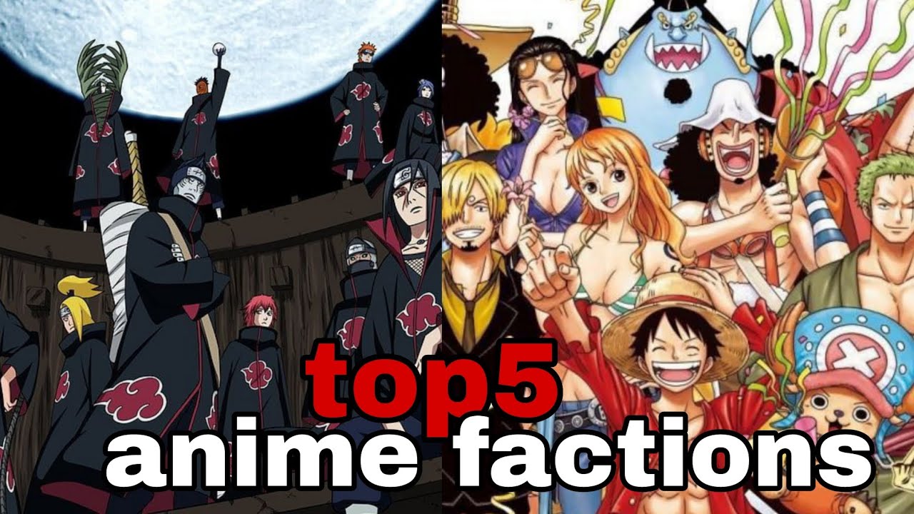 top5 best anime factions - YouTube
