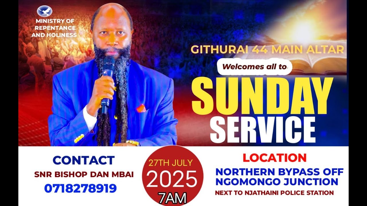 GITHURAI 44 MAIN ALTAR | SUNDAY SERVICE | 27TH JULY 2025 - YouTube