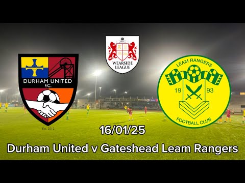 2024/25 Vlog 59 - Durham United v Gateshead Leam Rangers 16/01/25 - YouTube