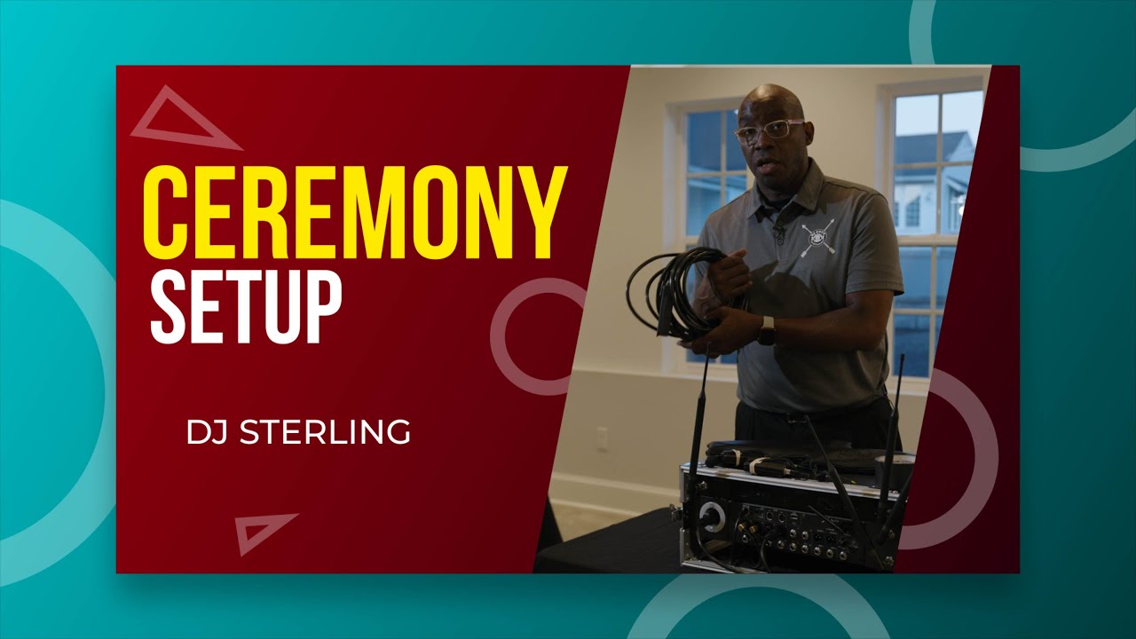 Wedding Ceremony Setup with Shure QLDX and Behringer X Air RX12 - YouTube
