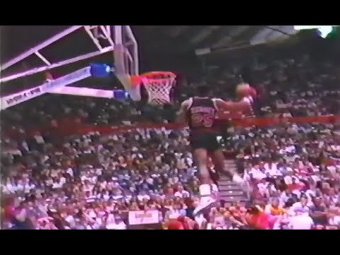 Jerome Kersey - 1987 NBA Slam Dunk Contest (Runner-Up to Michael Jordan ...