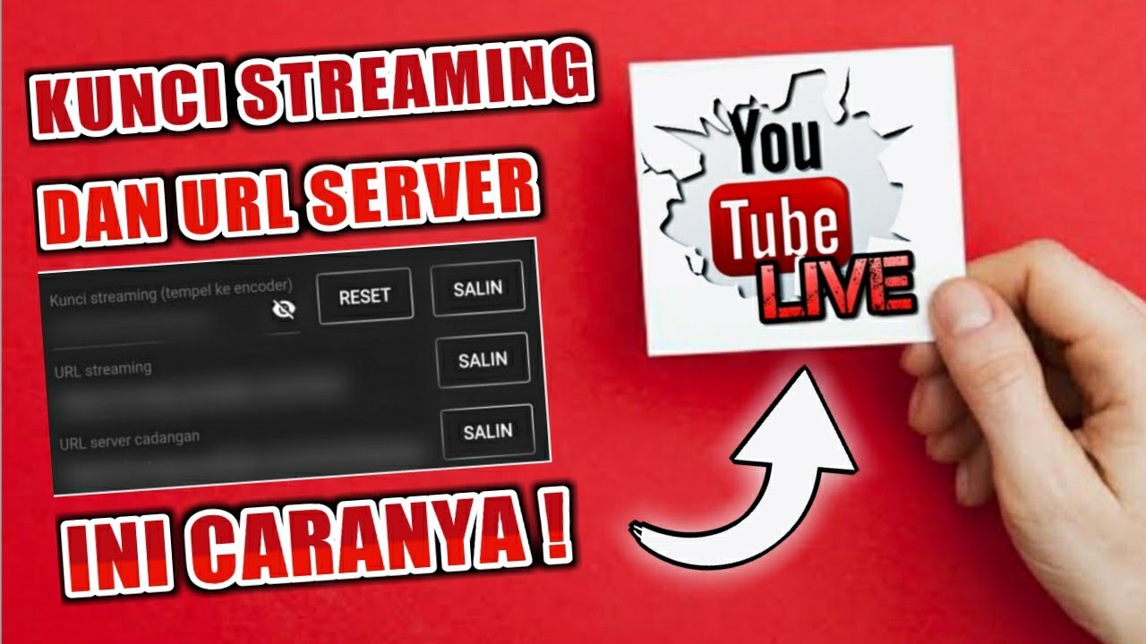 Cara untuk mengetahui ALAMAT SERVER & KUNCI LIVE youtube terbaru ...