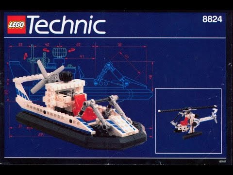 Instrucciones 8824 1 set Hovercraft que se lanzó en 1993 Lego - YouTube