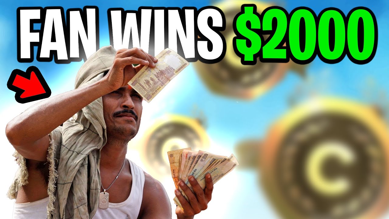 Winning a Fan HUGE MONEY!! (Cases.gg) - YouTube
