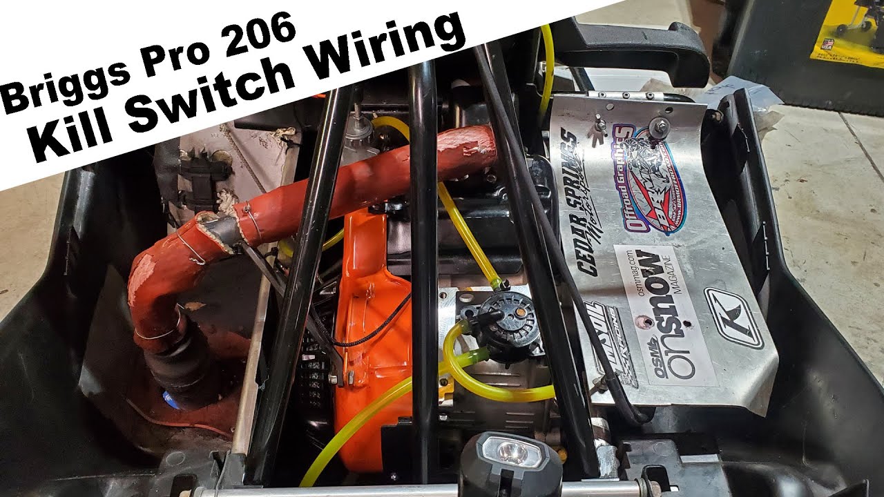 How To Wire Tether and Kill Switch For a Briggs Pro 206 Snowmobile for ...