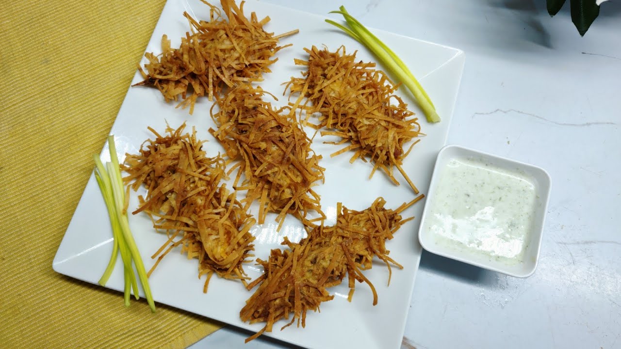 Crispy Thread Chicken | Laccha Chicken| Hum Sub ke Pasand / M food's ...