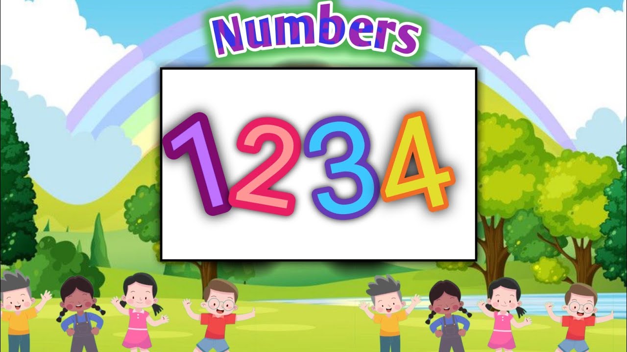 123 Numbers, learn to count, One two three | 1,2,3,4 Numbers | nursery ...