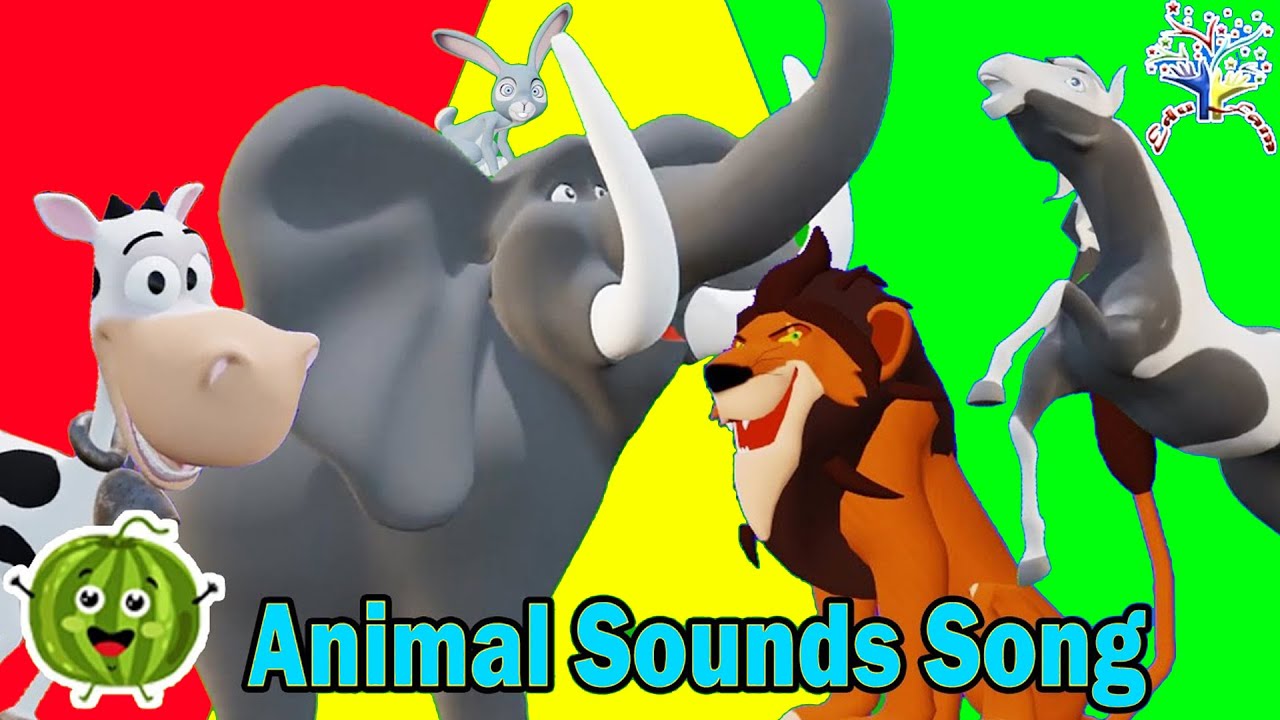 The Animal Sound Songs AE1TA5 | Animals Sing Everywhere || Kids Song ...