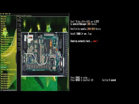 ATTRACT MODE MAME MESS ATM TURBO 2+ PLUS BOOT MicroART 93 START SINCLAIR ZX SPECTRUM 128 CLONES USSR