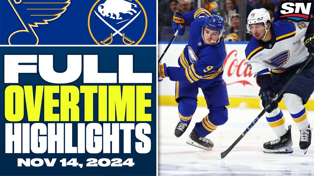St. Louis Blues at Buffalo Sabres | FULL Overtime Highlights - November ...