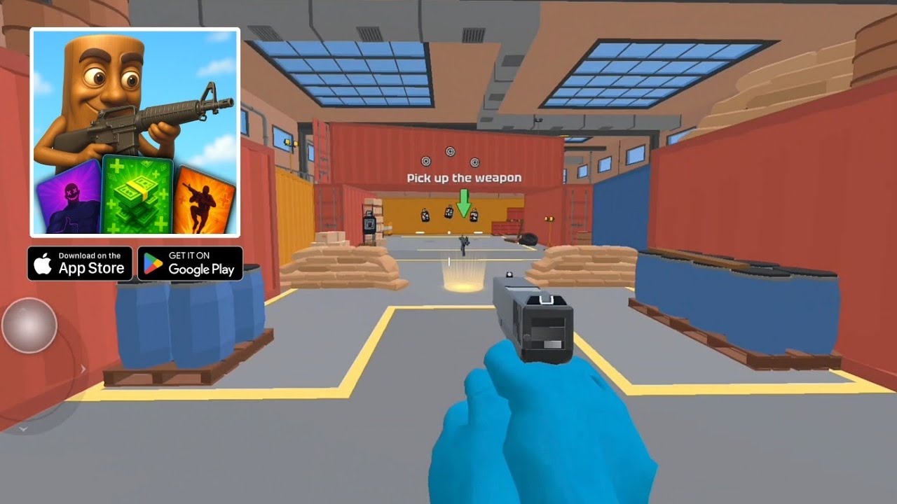 FRAG CARD SHOOTER mobile gameplay FPS game android iOS - YouTube