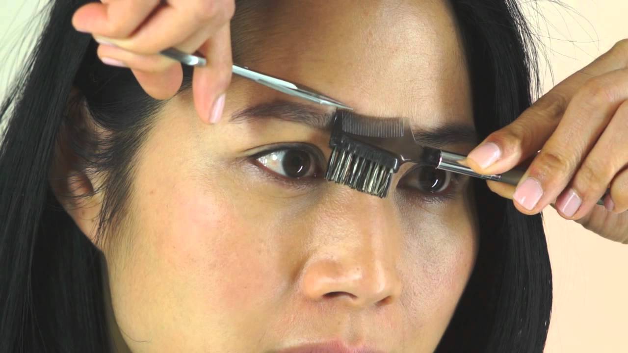 Ultimate Brow Shape - Step 4: Trim - YouTube