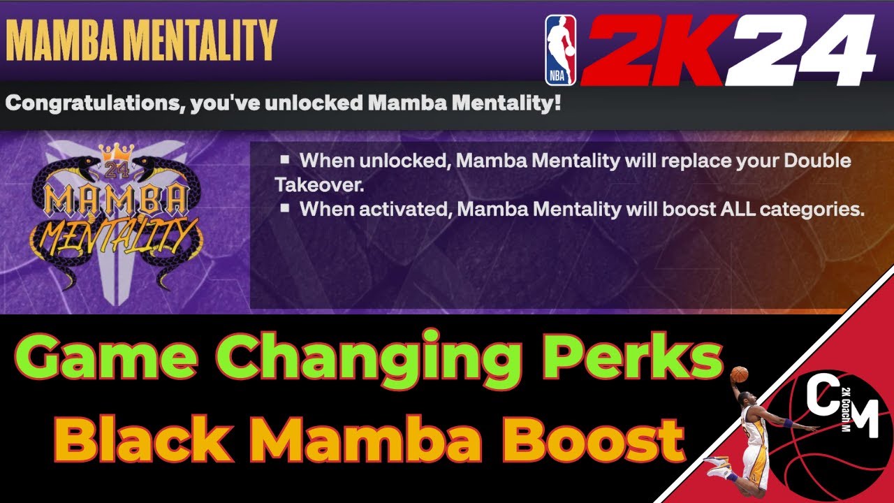NBA 2K24 Mamba Mentality How to guide Explained - YouTube