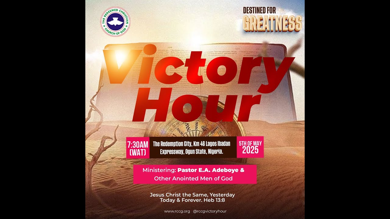 RCCG 2025 MAY VICTORY HOUR - YouTube