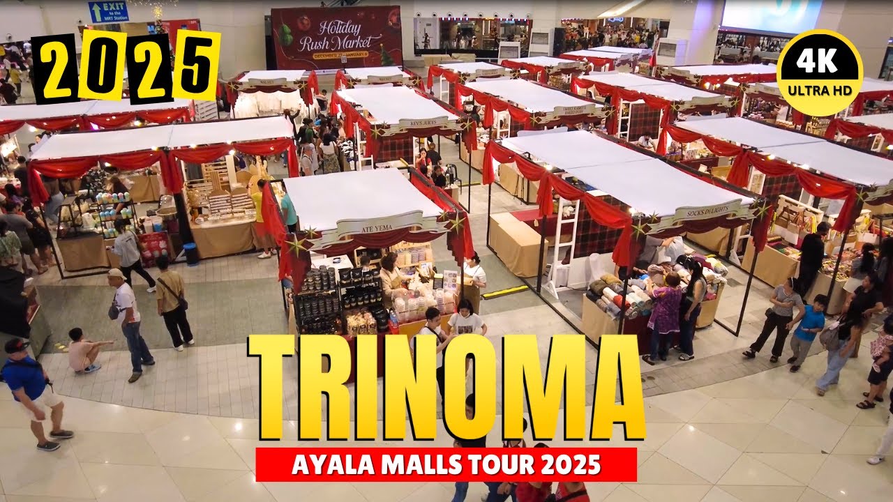 [4K] AYALA MALLS TRINOMA 2025 - NEW YEAR TOUR - YouTube
