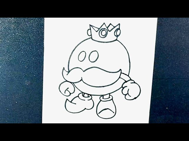 King Boo Coloring Pages How To Draw King Boo | Super Mario Bros Movie