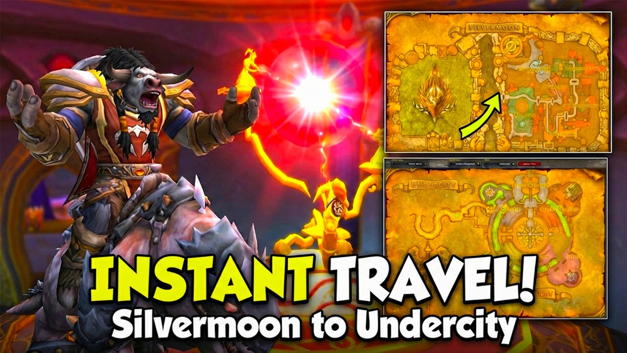 How to Get from Silvermoon to Undercity in LESS THAN A MINUTE! (WOW ...