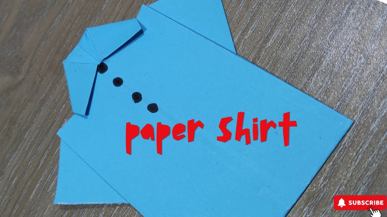 How To Make Paper Shirt ||Easy Paper Origami step by step|| Learn make ...