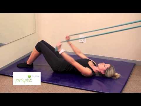 CERVICAL FLEXION IN SUPINE WITH CORE ACTIVATION - YouTube