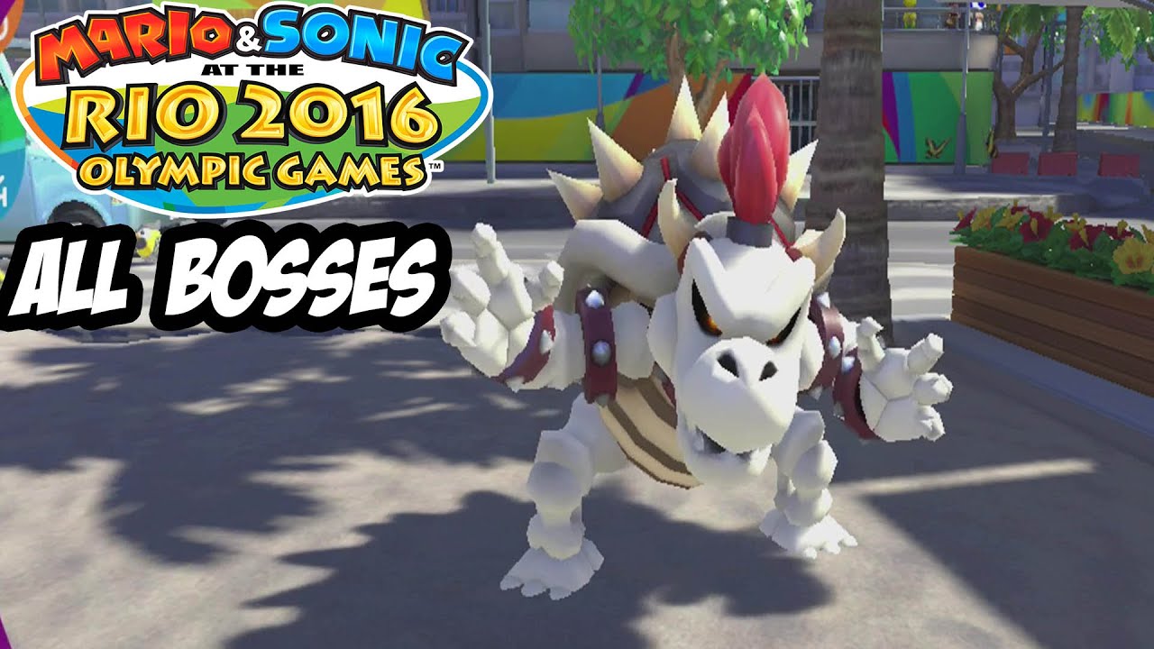 Mario & Sonic at the Rio 2016 Olympic Games Wii U - All Bosses - YouTube