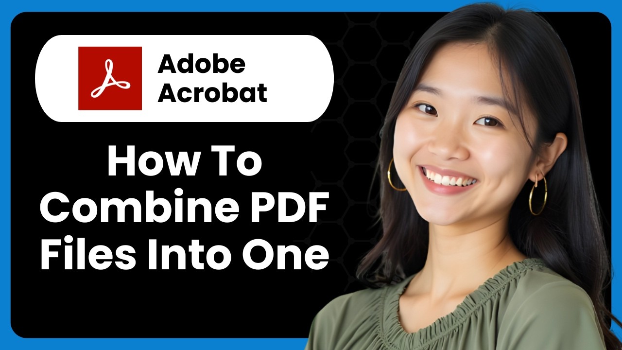 How To Combine PDF Files Into ONE And Merge Using Adobe Acrobat - YouTube
