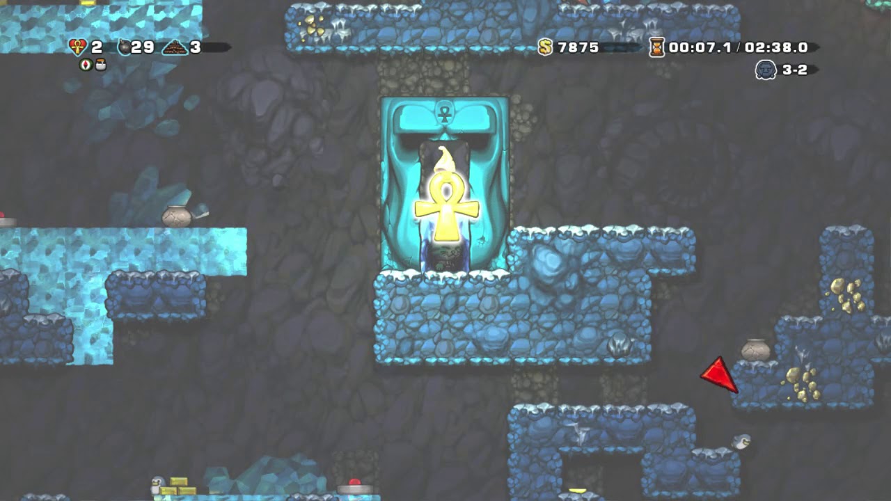 Spelunky - Anubis II to Yama in 5:27.146 - YouTube