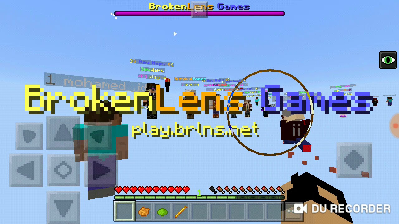 MINECRAFT на сервере. BrokenLens. - YouTube