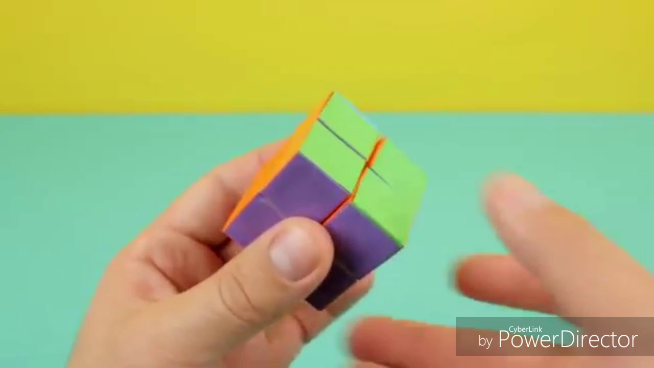 How to make a paper infinity cube - YouTube