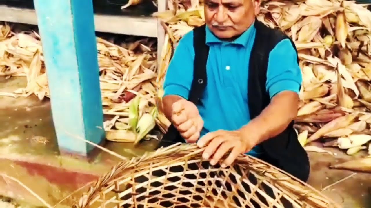 परम्परागत नेपाली डाेको बुन्ने तरिका Nepali rural-village traditional ...