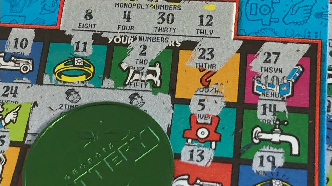 🍑🍑Symbols Found🍑🍑New Georgia Monopoly Scratch Off Tickets🍑🍑 - YouTube
