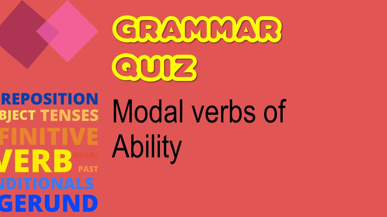 Quiz - Modal verbs of ability - YouTube