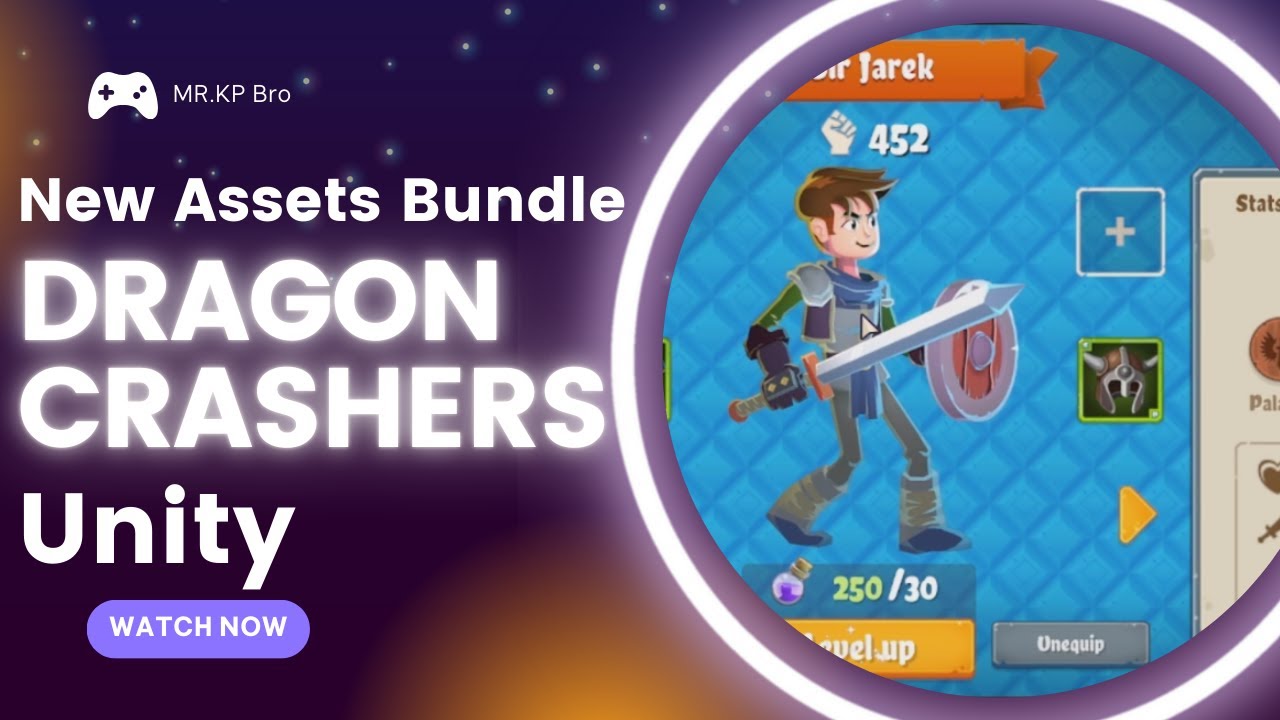 Unity New Dragon Crashers - UI Toolkit Sample project - YouTube