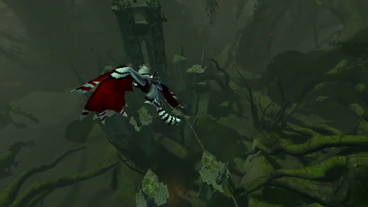 Echovald Wilds griffon competition entry (GW2 flying mount) - YouTube