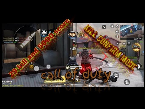 29 kill and 5000 score in kill confirm mode (call of duty) - YouTube