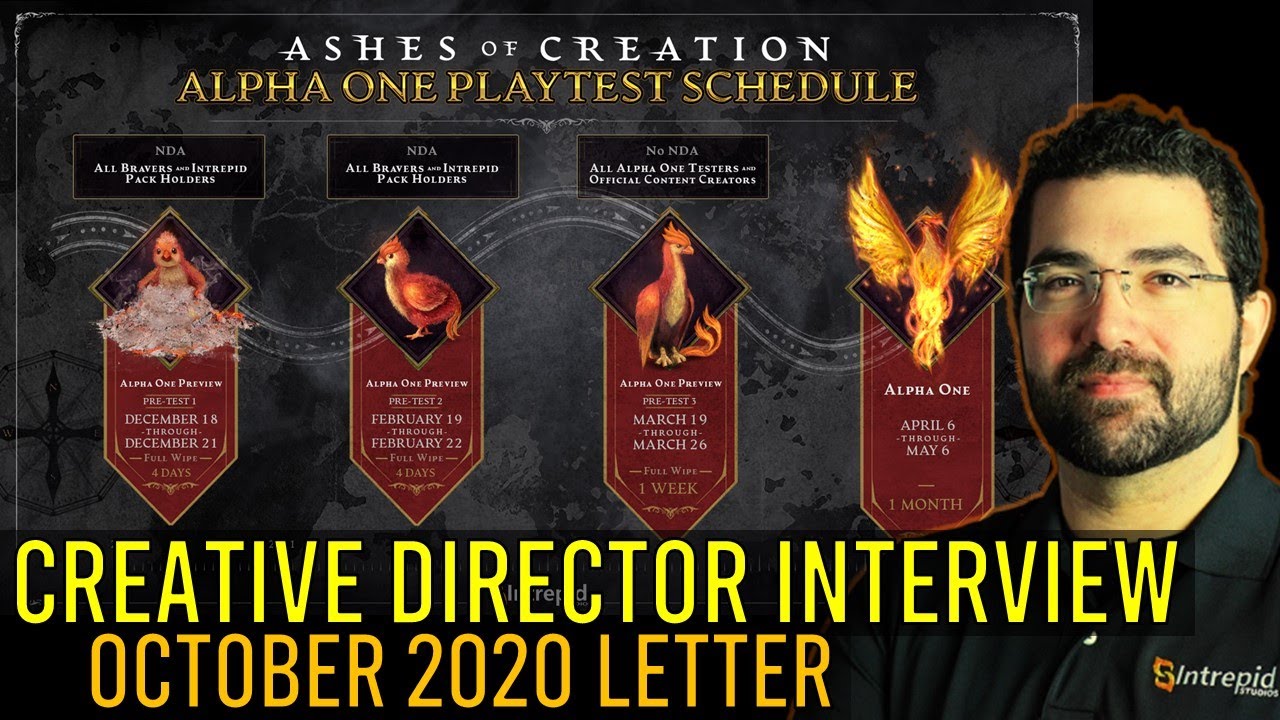 Ashes of Creation - Steven Sharif Interview Oct Creative Director ...