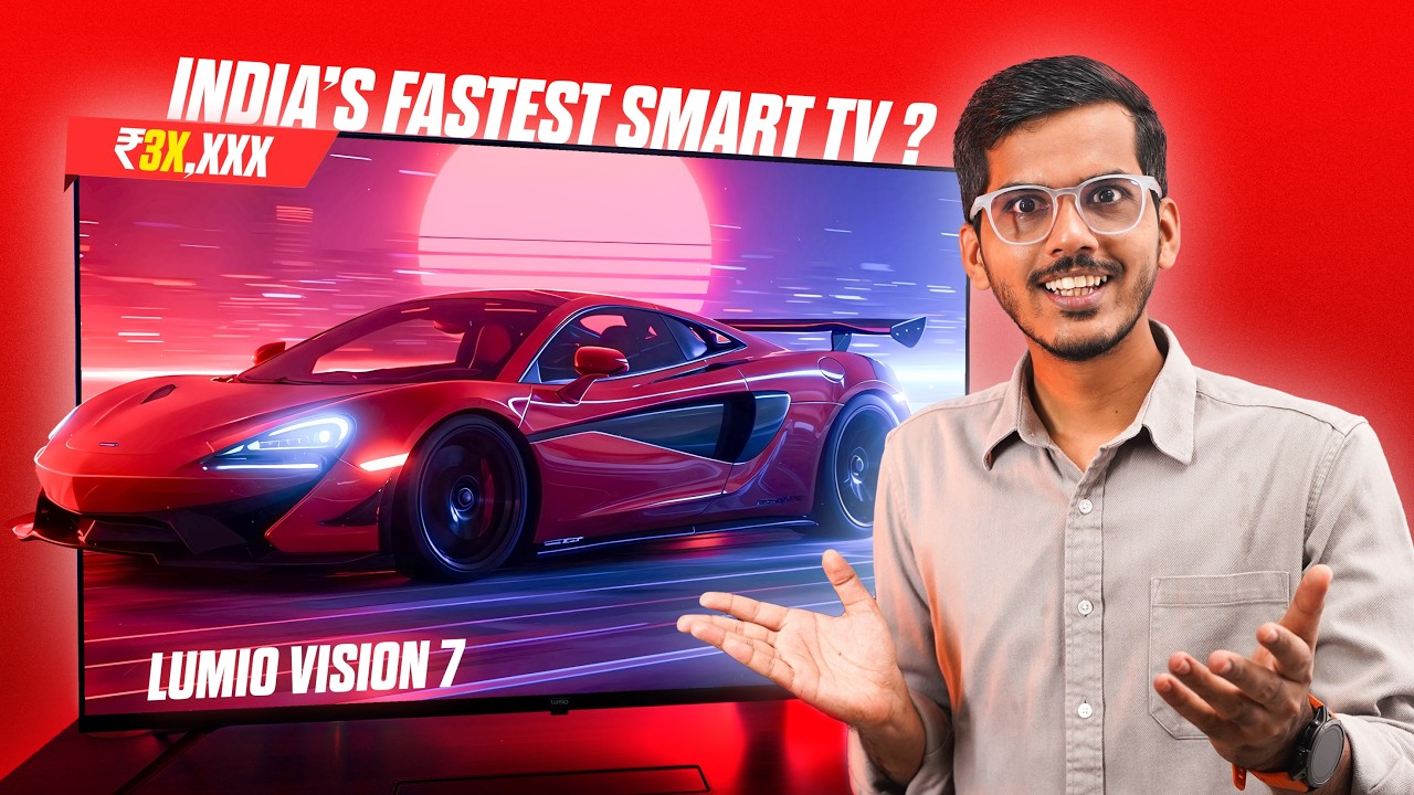 India's FASTEST TV? 😲 Lumio Vision 7 4K QLED Honest Review!! - YouTube