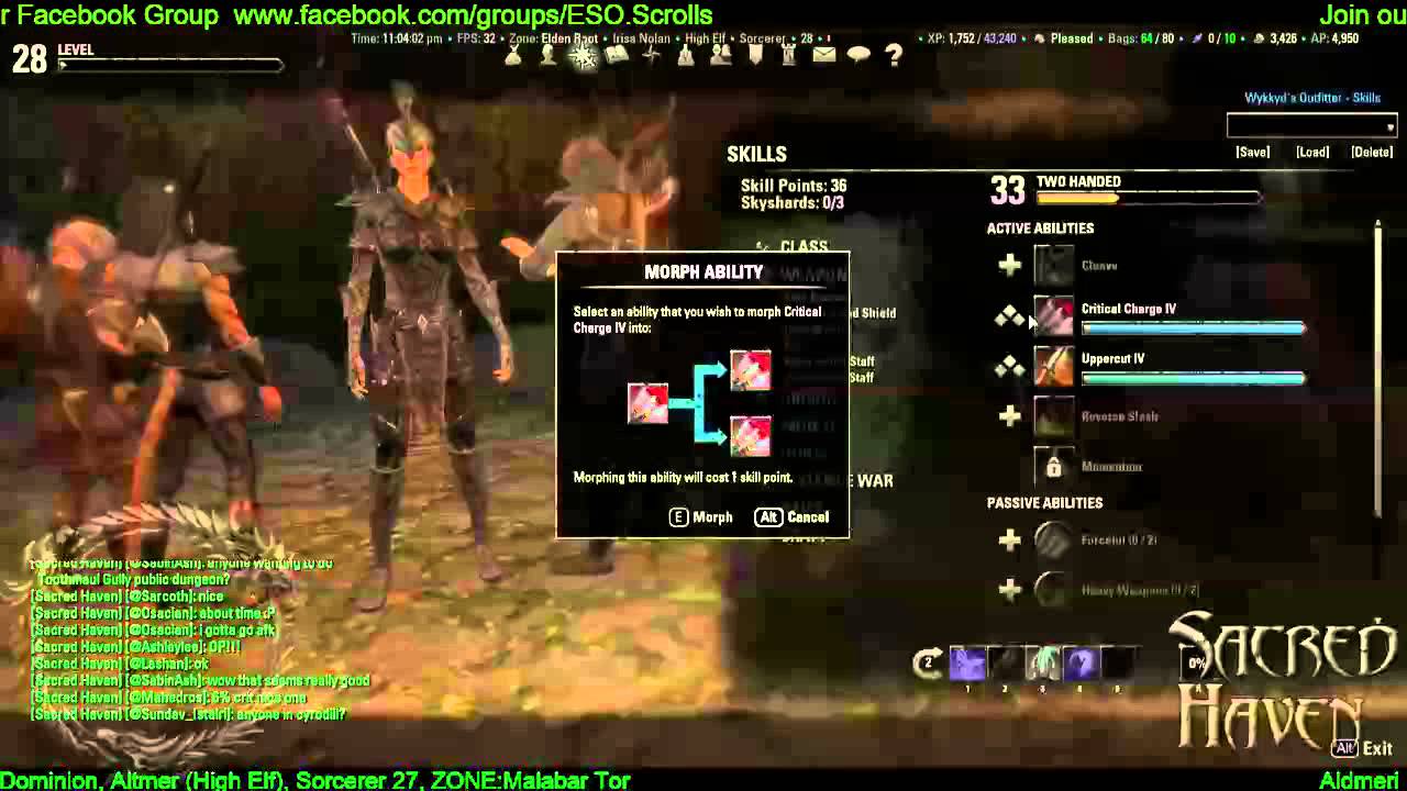 Elder Scrolls Online -Skill Reset - YouTube