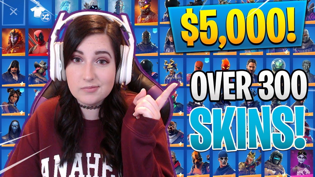 $5000 Fortnite Locker Tour! 300+ SKINS! OG Season Items (Fortnite ...