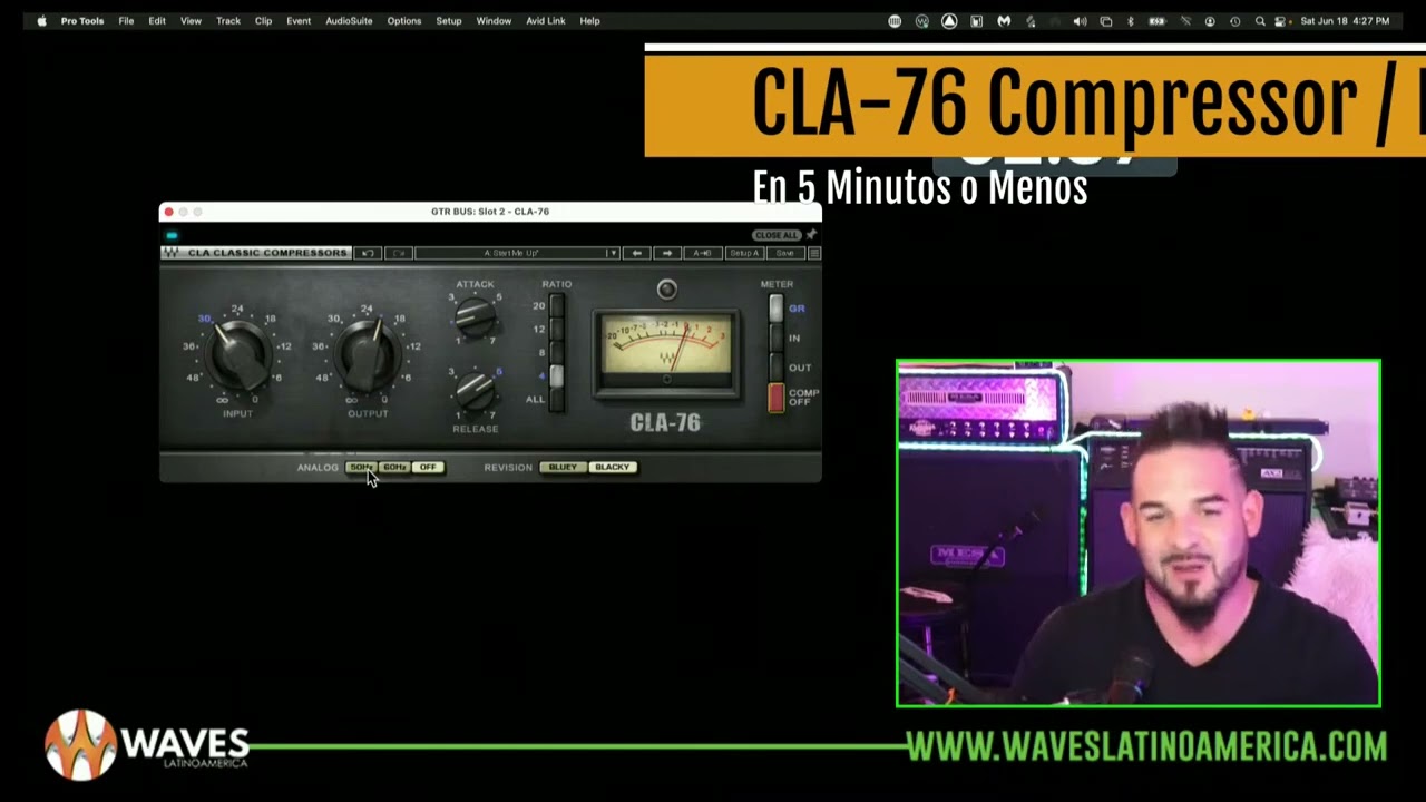 CLA 76 Compressor Limiter En 5 Minutos o Menos - YouTube