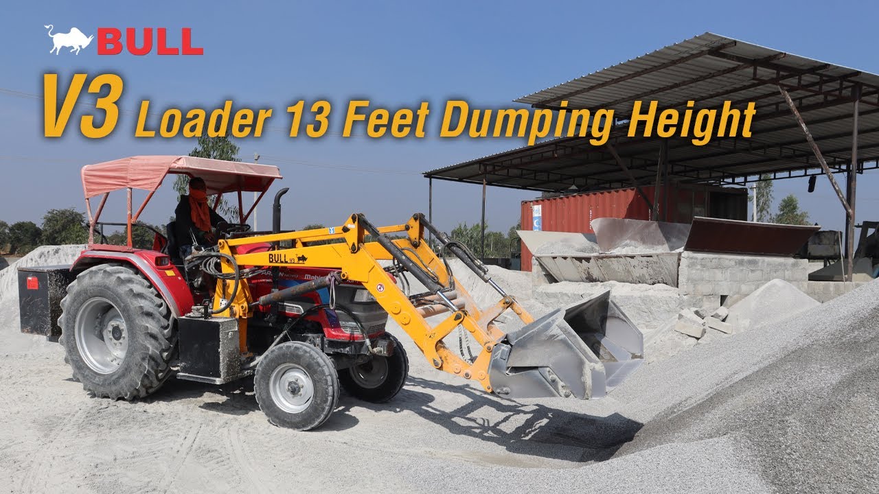 BULL Tractor Attachments | BULL V3 | Cement Brick Application | V3 ...