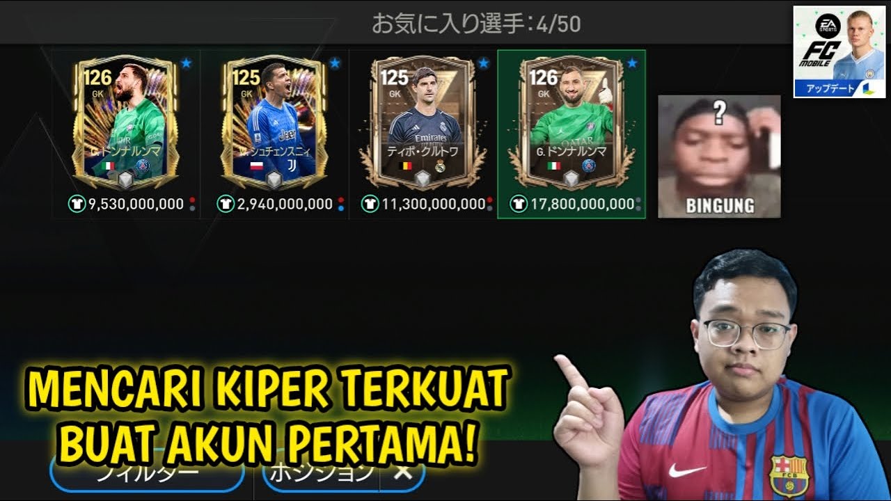 MENCARI KIPER TERKUAT UNTUK AKUN UTAMA SIAPA KIRA-KIRA? - FC MOBILE ...