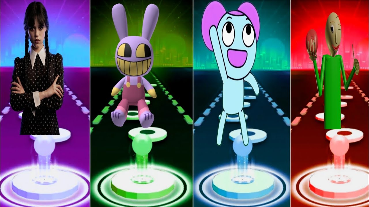 wednesday🆚Jax The Amazing Digital Circus🆚Pibby🆚Baldis Basics ️Who is ...