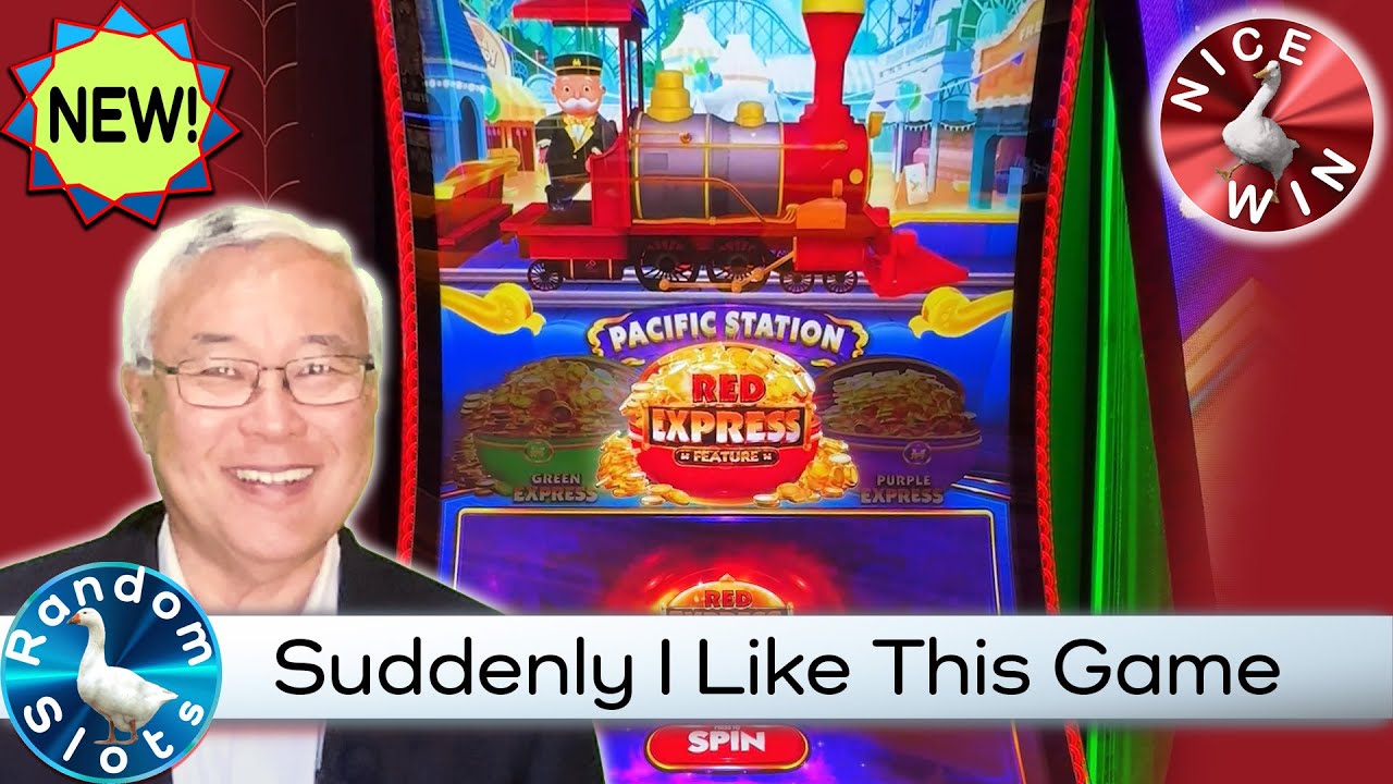 Monopoly Express Pacific Station Slot Machine Nice Bonuses - YouTube