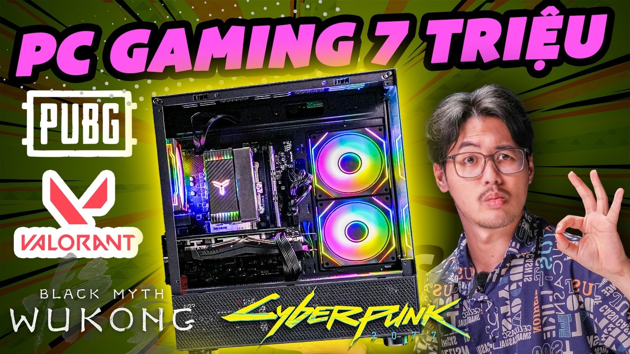 PC gaming 7 triệu mà chiến được mọi game!!! - YouTube